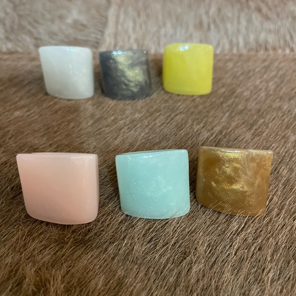 Jewelry | Acrylic Resin Rings | Poshmark